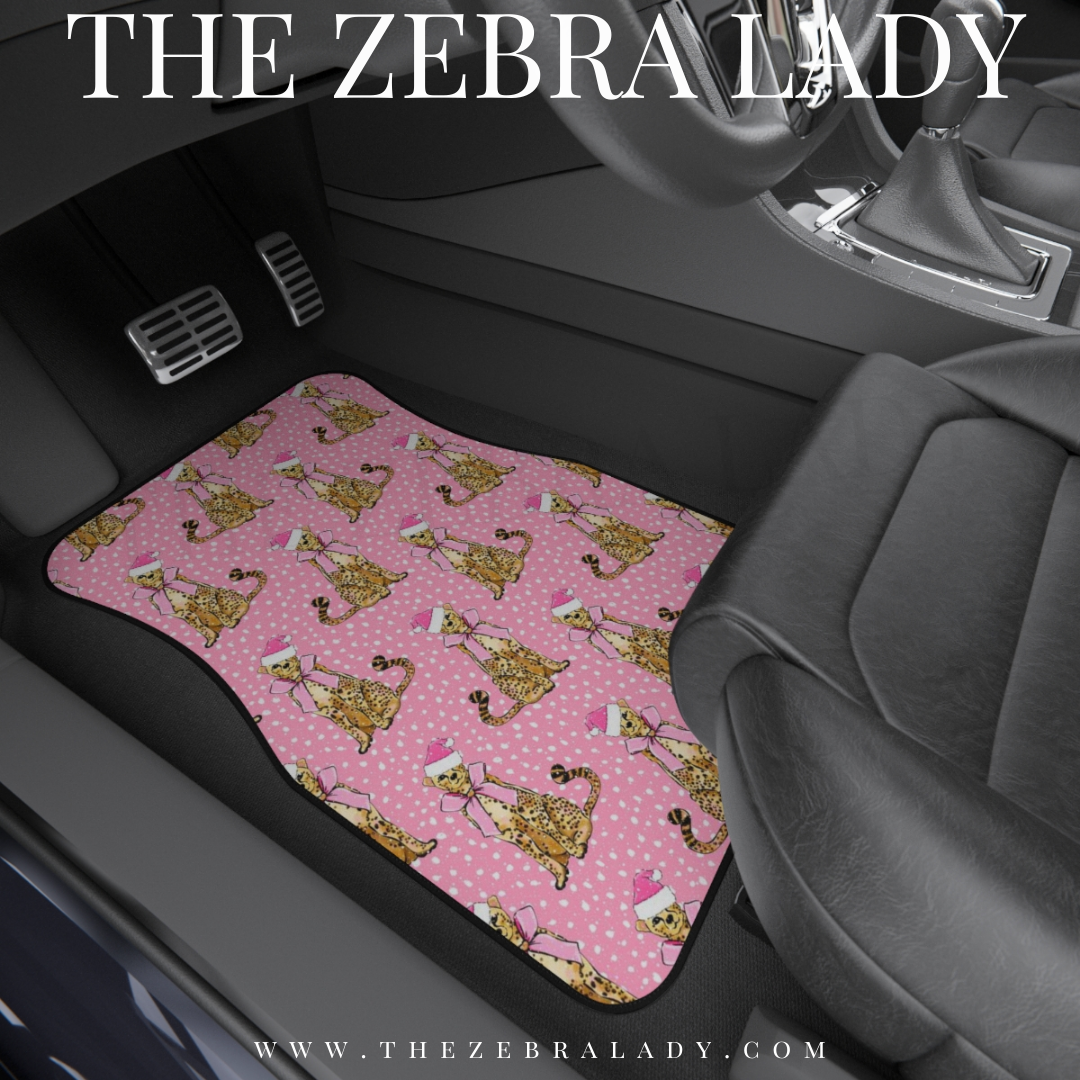 Cheetah print car mats store